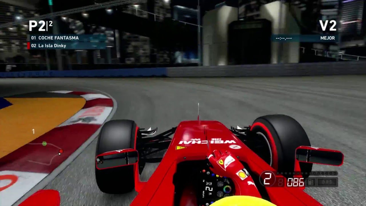 F1 2014 - Codemasters - Time Trial - Singapur - Ferrari - Xbox 360 ...