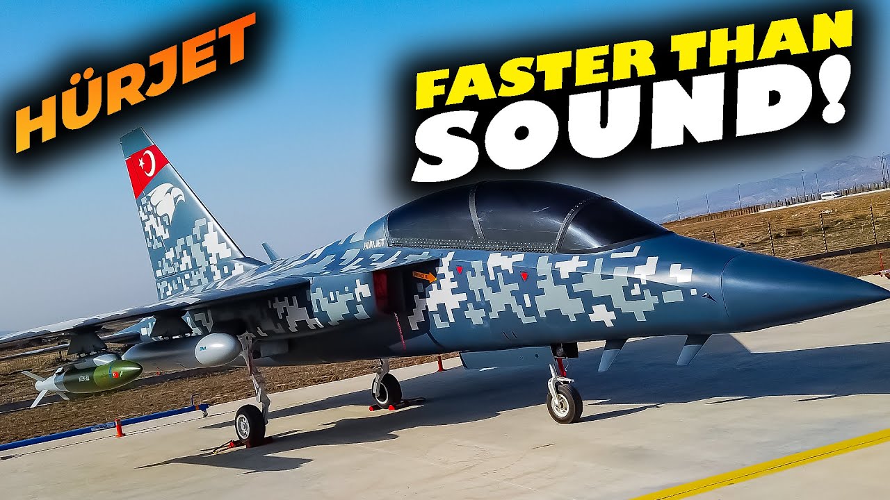 Turkey's First Supersonic Jet Aircraft Hürjet Takes Flight - YouTube