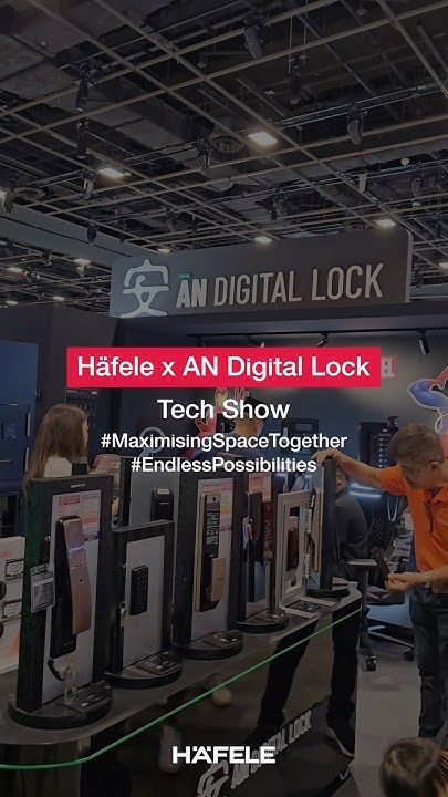 Häfele x AN Digital Lock at Tech Show - YouTube