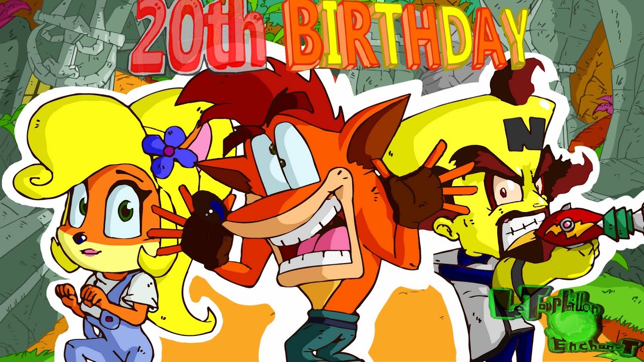 Happy 20th Birthday Crash Bandicoot - LTE-T AnimaTion - YouTube