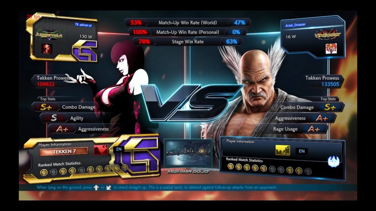 TK ADNAN { ANNA } VS Arsal.Dranzer [ HiHachi ] strongest player TEKKEN ...