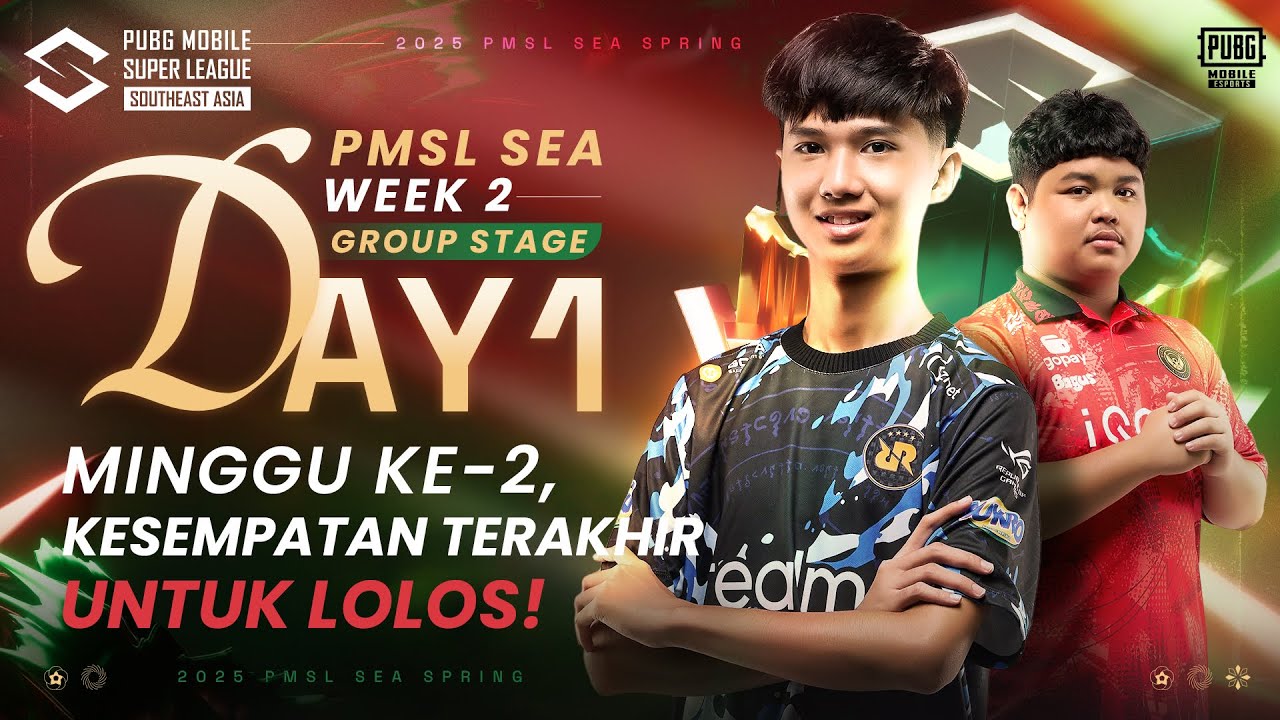 [ID] 2025 PMSL SEA W2D1 | Spring | Minggu ke-2, Kesempatan Terakhir untuk Lolos! - YouTube