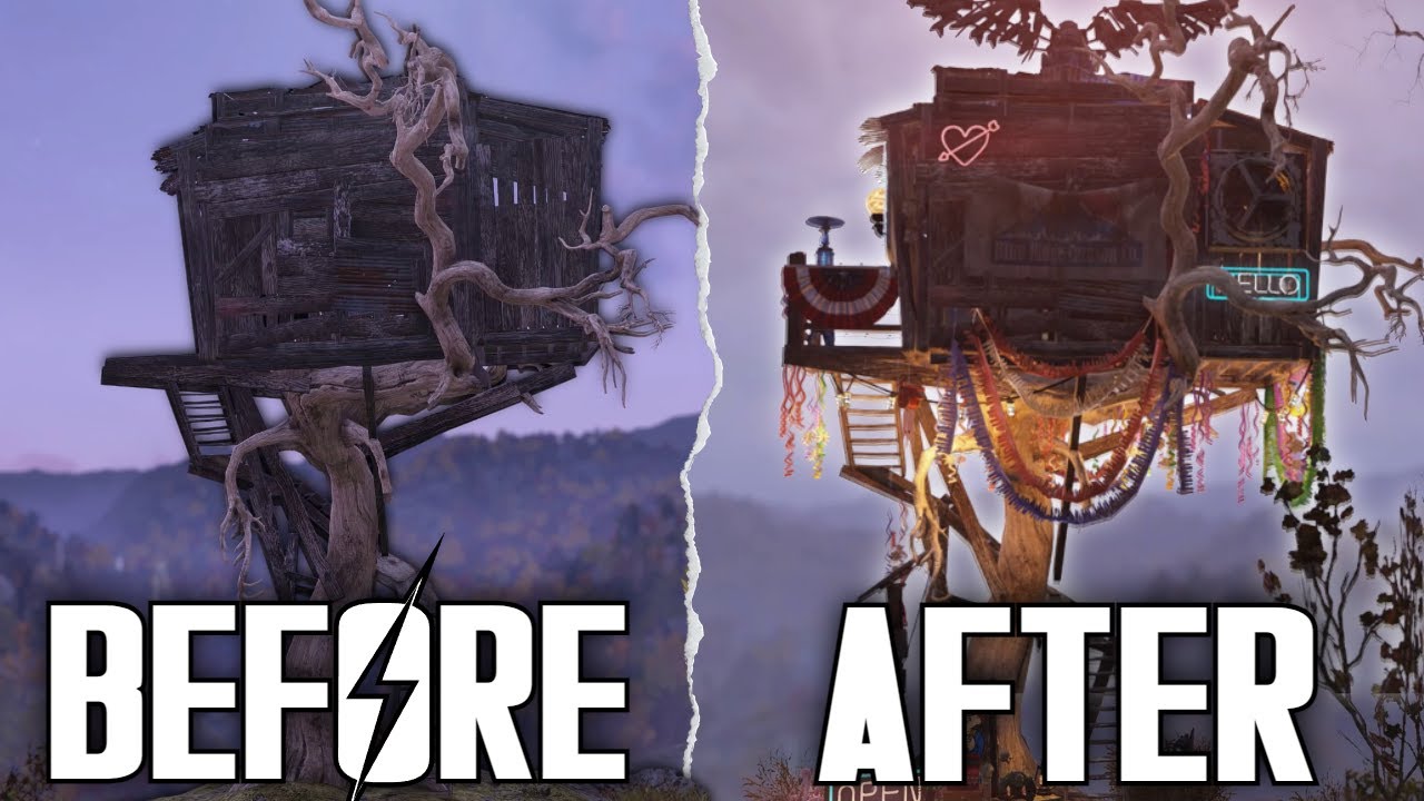 I Turned This Watchpost Into A FULLY FUNCTIONAL Camp - YouTube