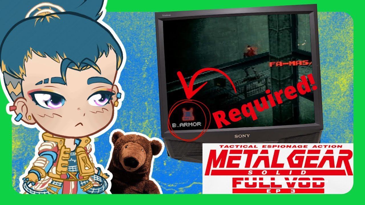 Climbing the Tower of PAIN | Metal Gear Solid | Full Stream VOD Ep 3 ...