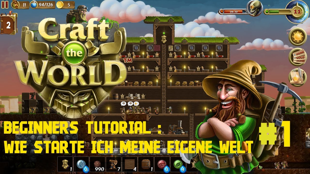 Craft the World - Beginners Tutorial #1 - Wie starte ich meine eigene ...