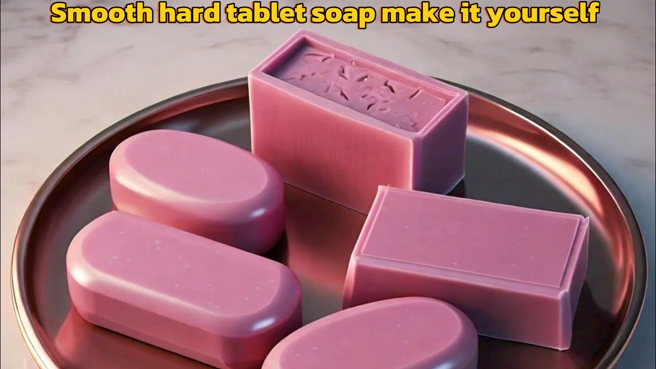 How to make smooth and hard tablet soap. #soaps #soapmaking #soapmaker ...