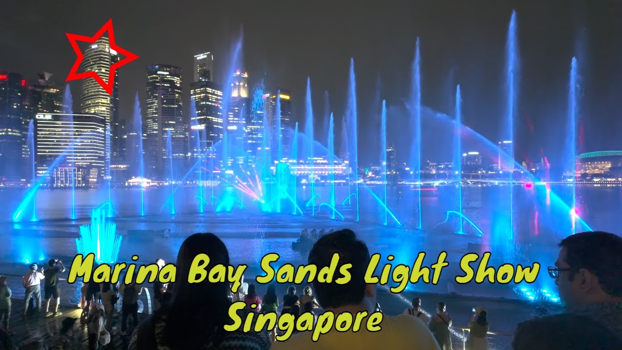 Spectra A Light & Water Show Marina Bay Sands (DJI Osmo Pocket 3 HLG ...