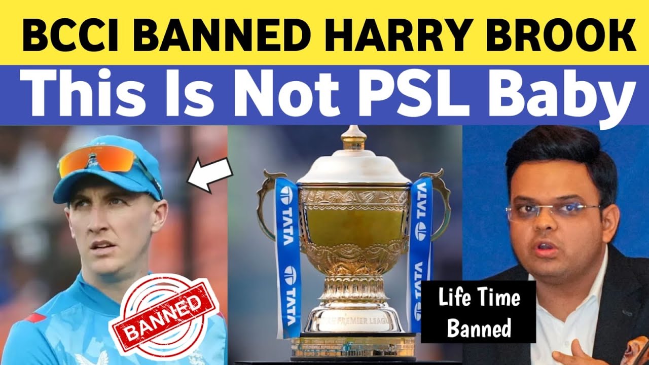 Harry Brook Banned For IPL For 2 Years | Bcci set An Example | - YouTube