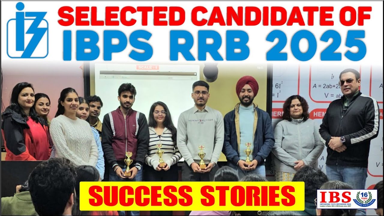 Selected Candidates of IBPS RRB 2025 || Success Stories || IBS ...