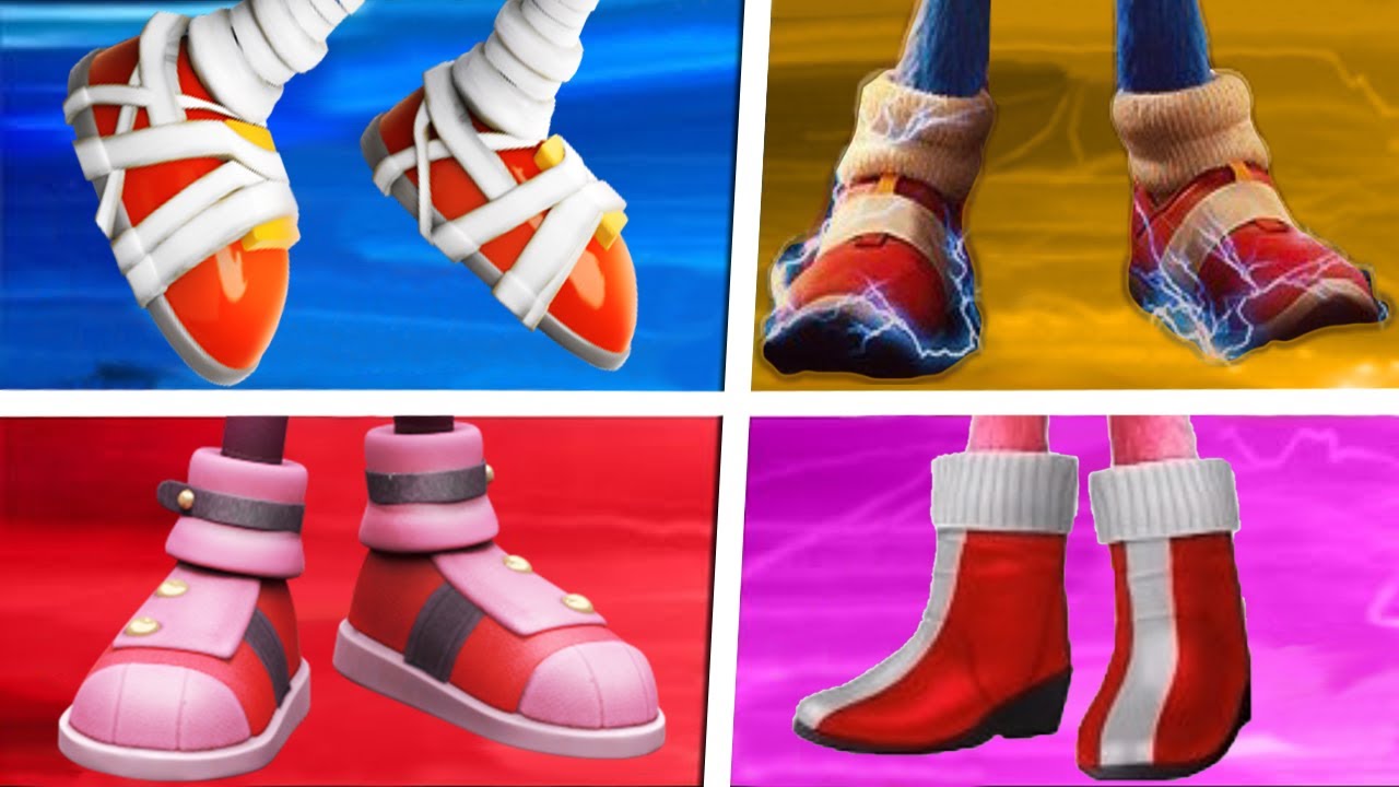 Sonic The Hedgehog Movie Choose Your Favourite Shoes (Sonic Movie 2 vs ...