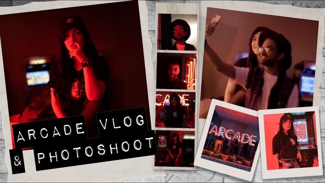 Arcade Photoshoot & Vlog - YouTube