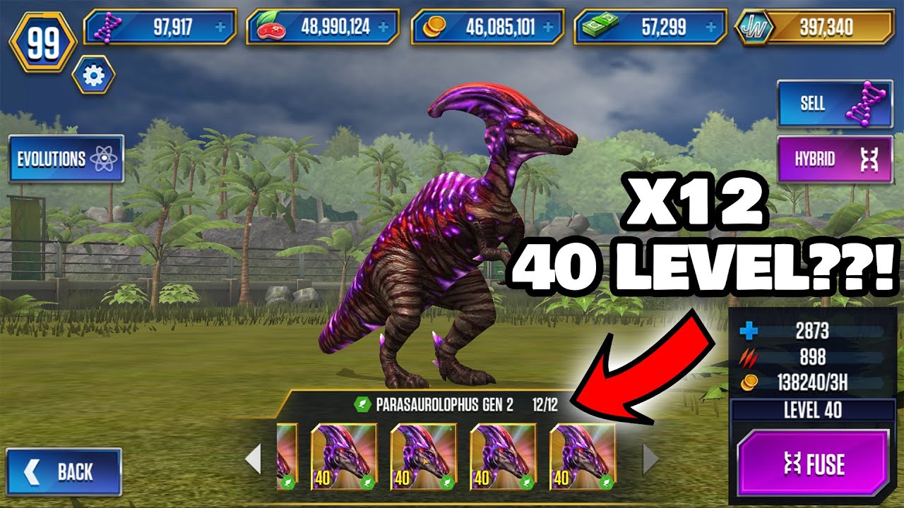 I UNLOCKED EVERY DINOSAUR AND HAVE X12 40 LEVEL | Jurassic World: The ...