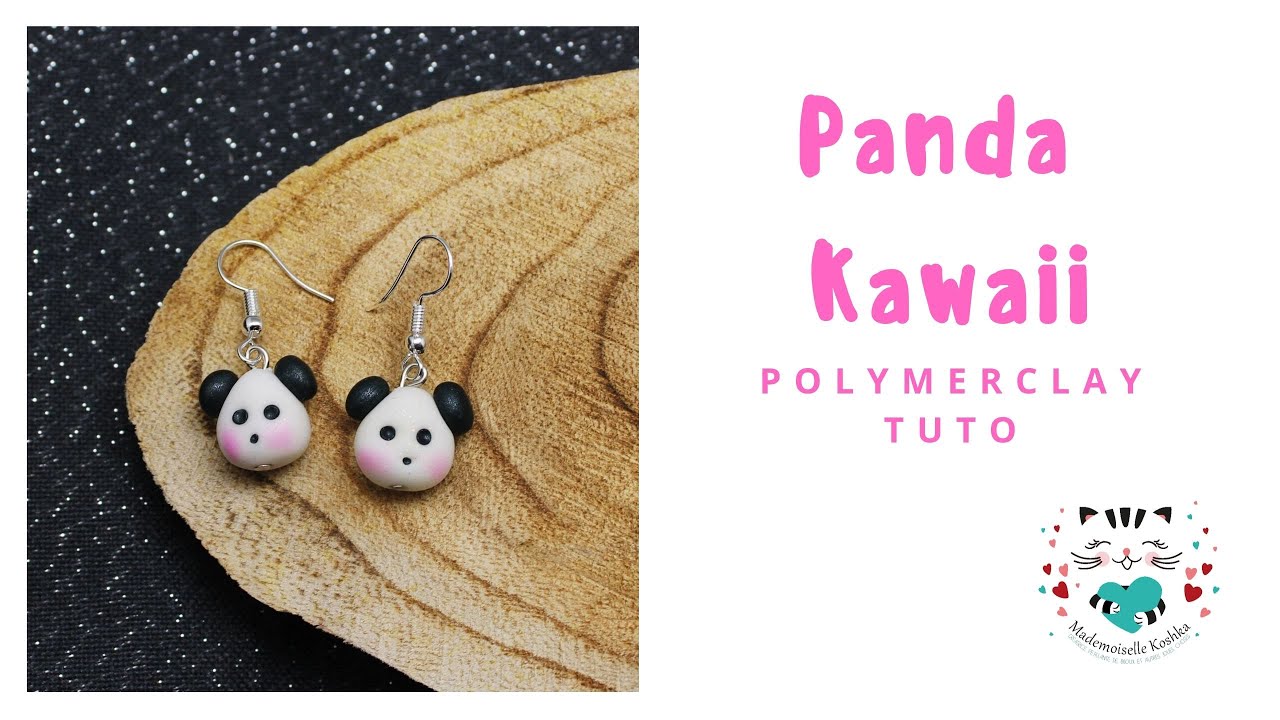 TUTO FIMO KAWAII Panda - YouTube
