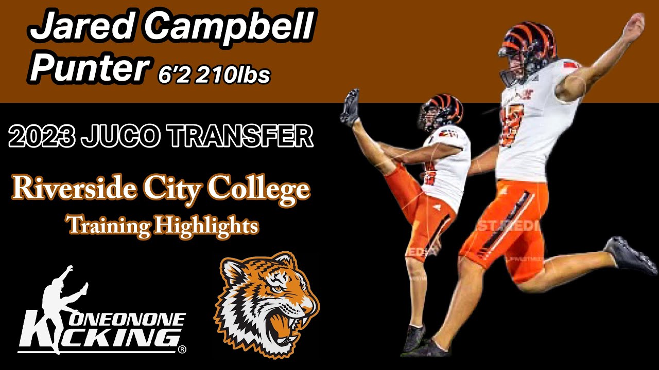 Jared Campbell Punter - 2023 Juco Transfer - Training Highlights - YouTube