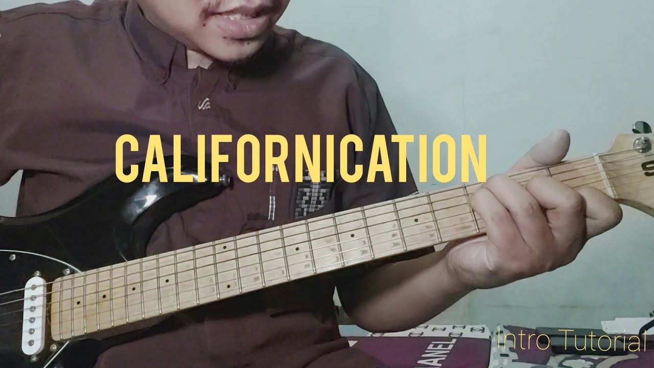 Red Hot Chili Peppers - Californication | Intro Gitar Tutorial - YouTube