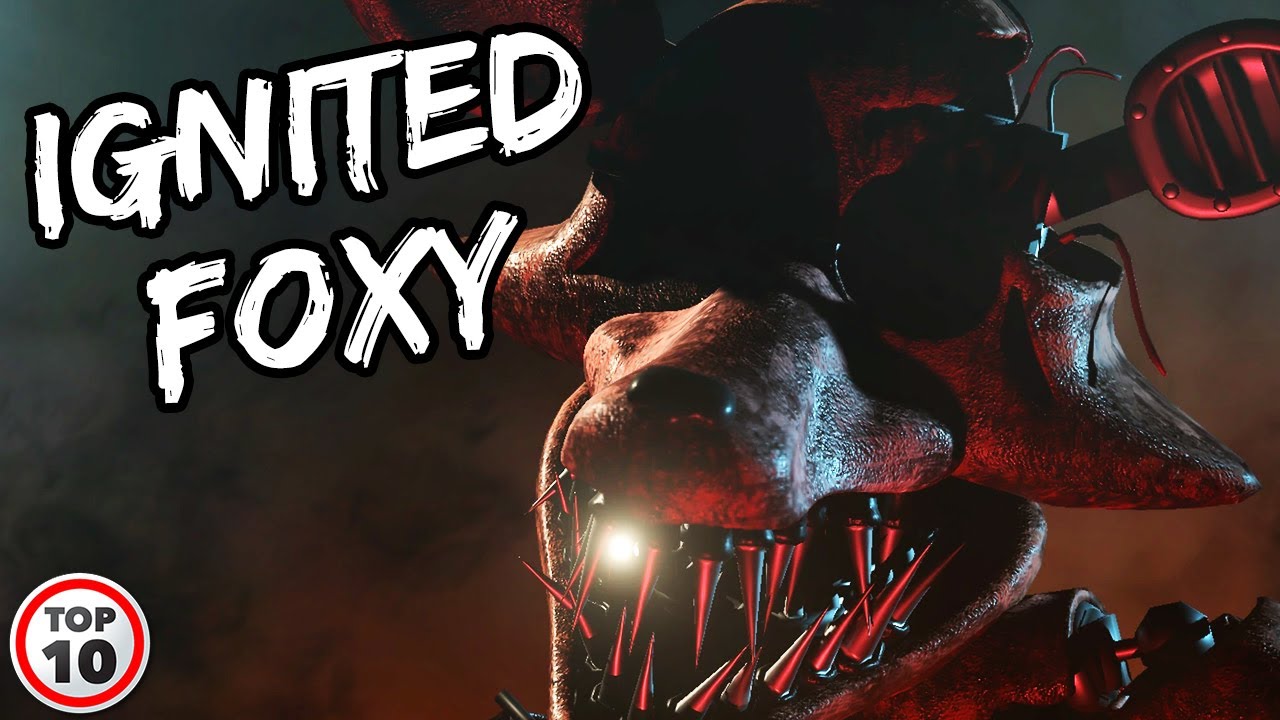 Top 10 Scary Fnaf Alternate Fan Versions Of Foxy Youtube