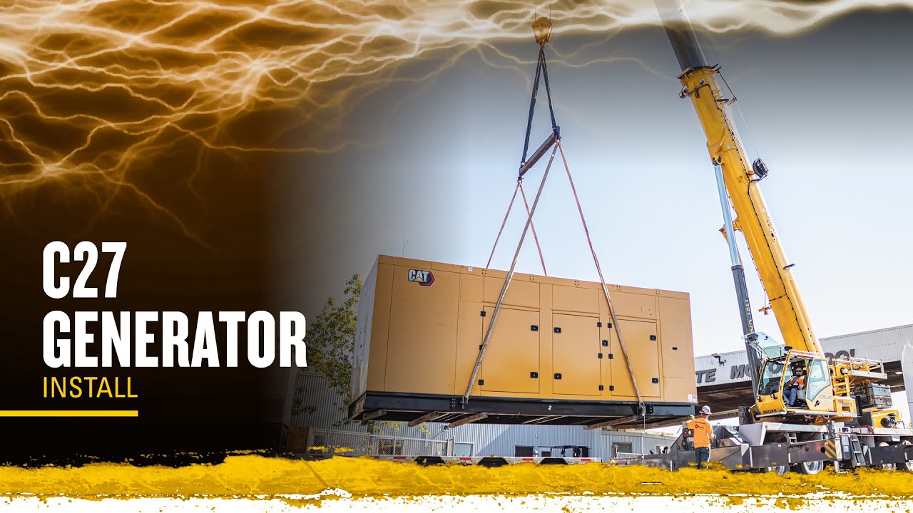 C27 Generator Install - YouTube
