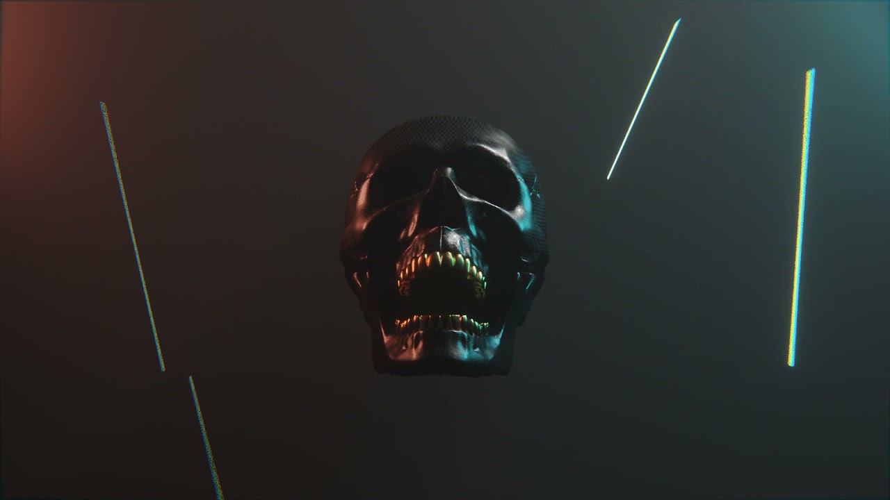 VJ Loop - Skull Loop - (Animated Background Loop) - Free Download - YouTube