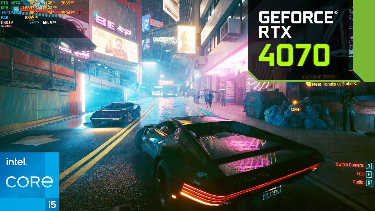 Cyberpunk 2077 : RTX 4070 12GB : RTX Overdrive - YouTube