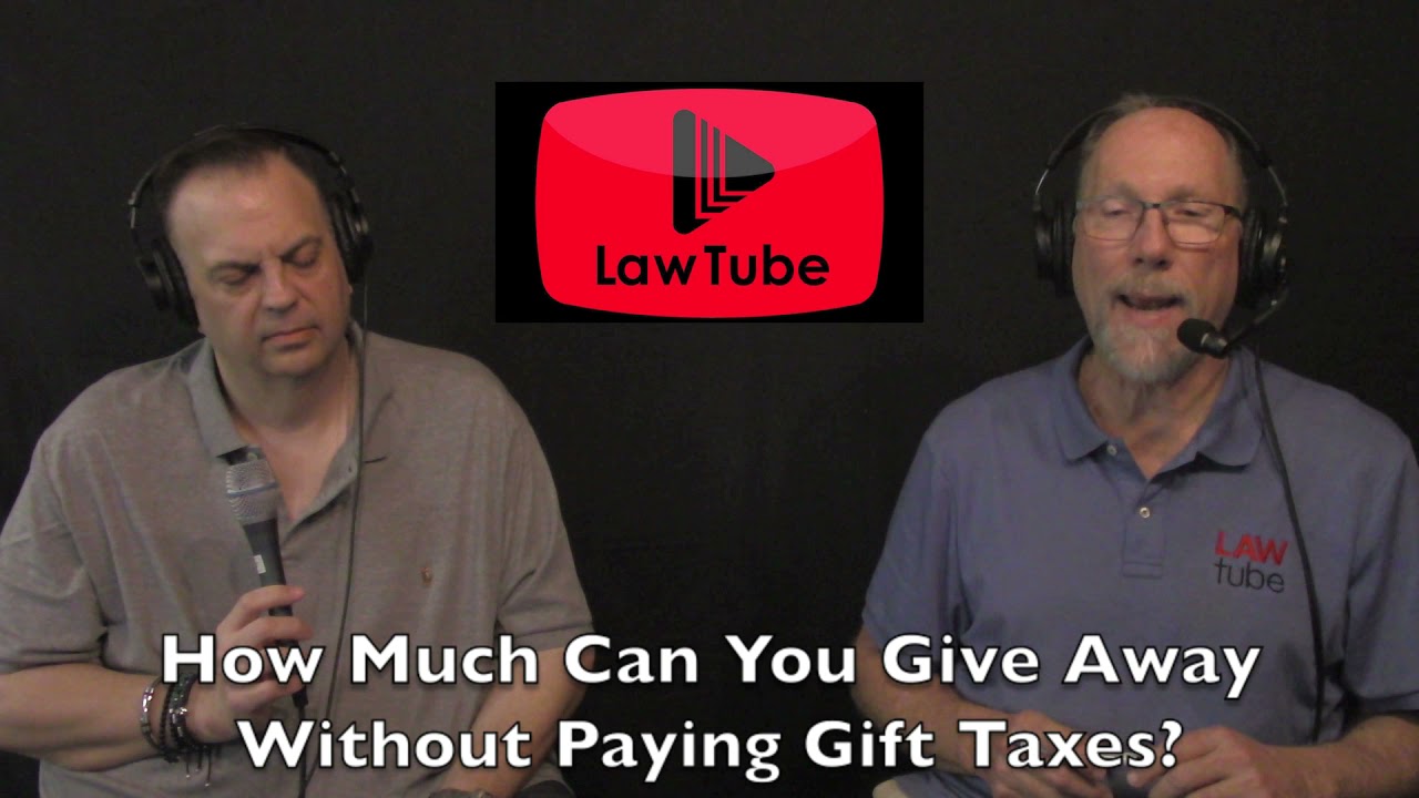 How much can you give away without paying any gift taxes? - YouTube