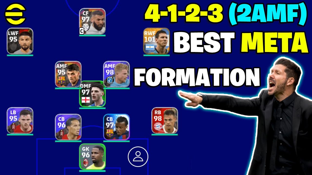 4123 (2AMF) Formation Is Too Good 🔥 Best Counter Attack Formation ...