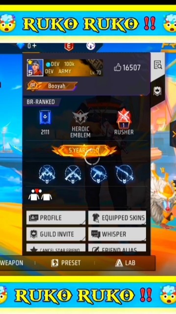 DEV 100k guild member my friend list #shorts #tranding #freefire - YouTube