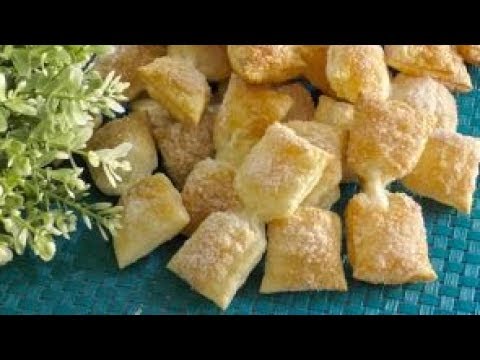Puff Pastry Recipe - Only Two Ingredients Needed - Bow Pastry - YouTube