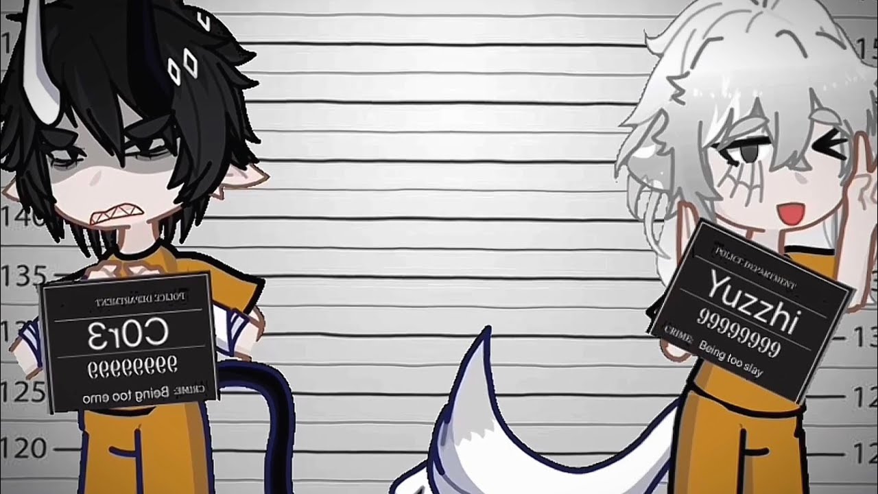 Mugshot ll gacha meme ll trend - YouTube