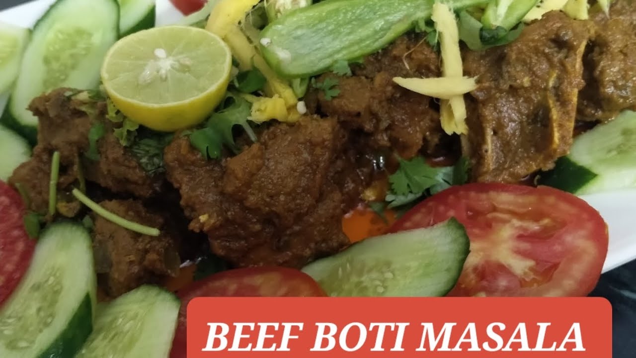 BEEF BOTI MASALA BY BALOCHI KITCHEN FAMILY #BEEF MASALA #BBQ # BOTI ...
