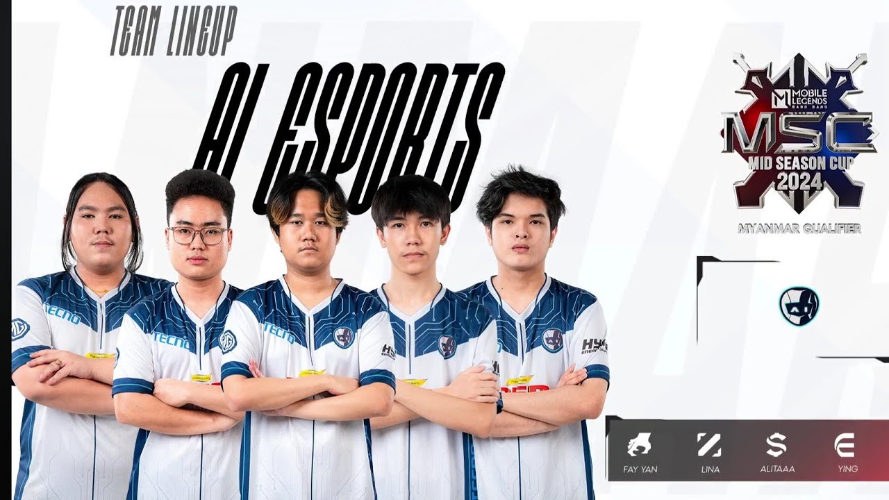 MSC2024 Myanmar Qualifler Group stage Day1 AIEsports vs KGKGLAY Esports ...