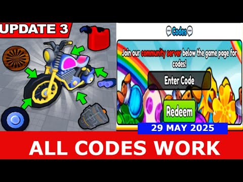 *ALL CODES MAY 29, 2025* Motorcycle Racing ROBLOX - YouTube
