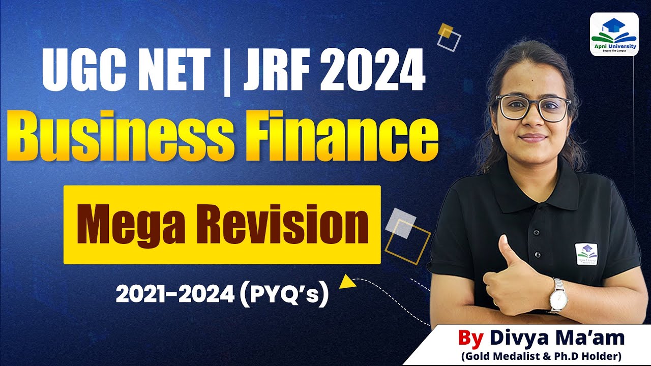 Business Finance | Mega Revision | Commerce | Paper-2 | NET - JRF ...