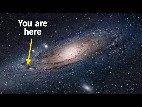 You are here || earth vs universe || how much is the universe big ...