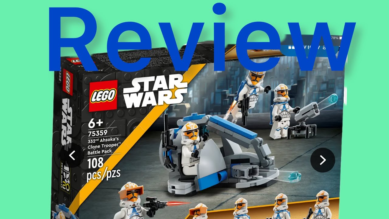My review of the Lego star wars 332 battle pack!! - YouTube