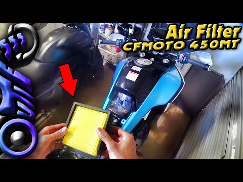 Air Filter removal/install || CFMOTO 450MT - YouTube