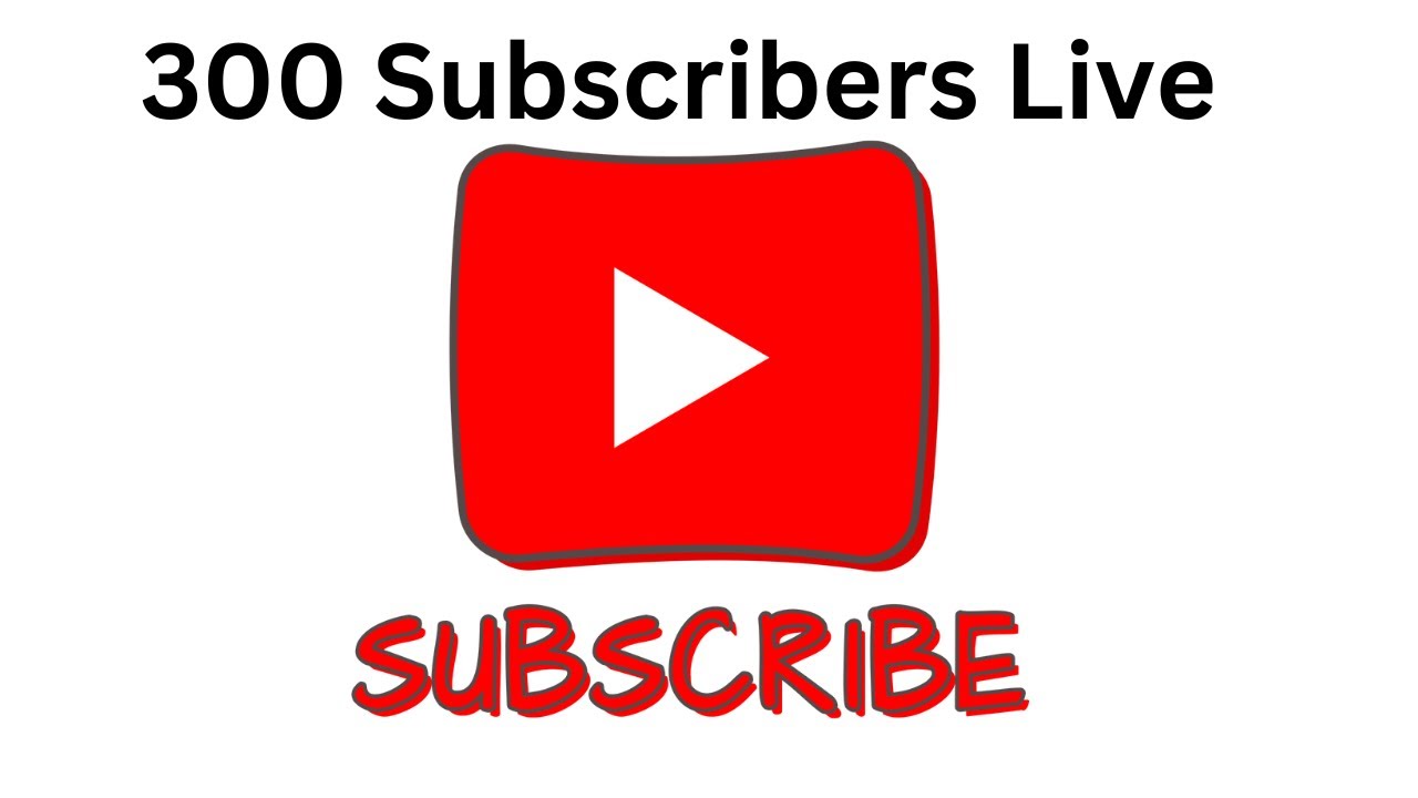 300 Subs live - YouTube