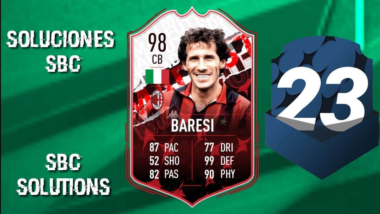 FRANCO BARESI ICON THROWBACK - ALL SOLUTIONS - TODAS LAS SOLUCIONES ...