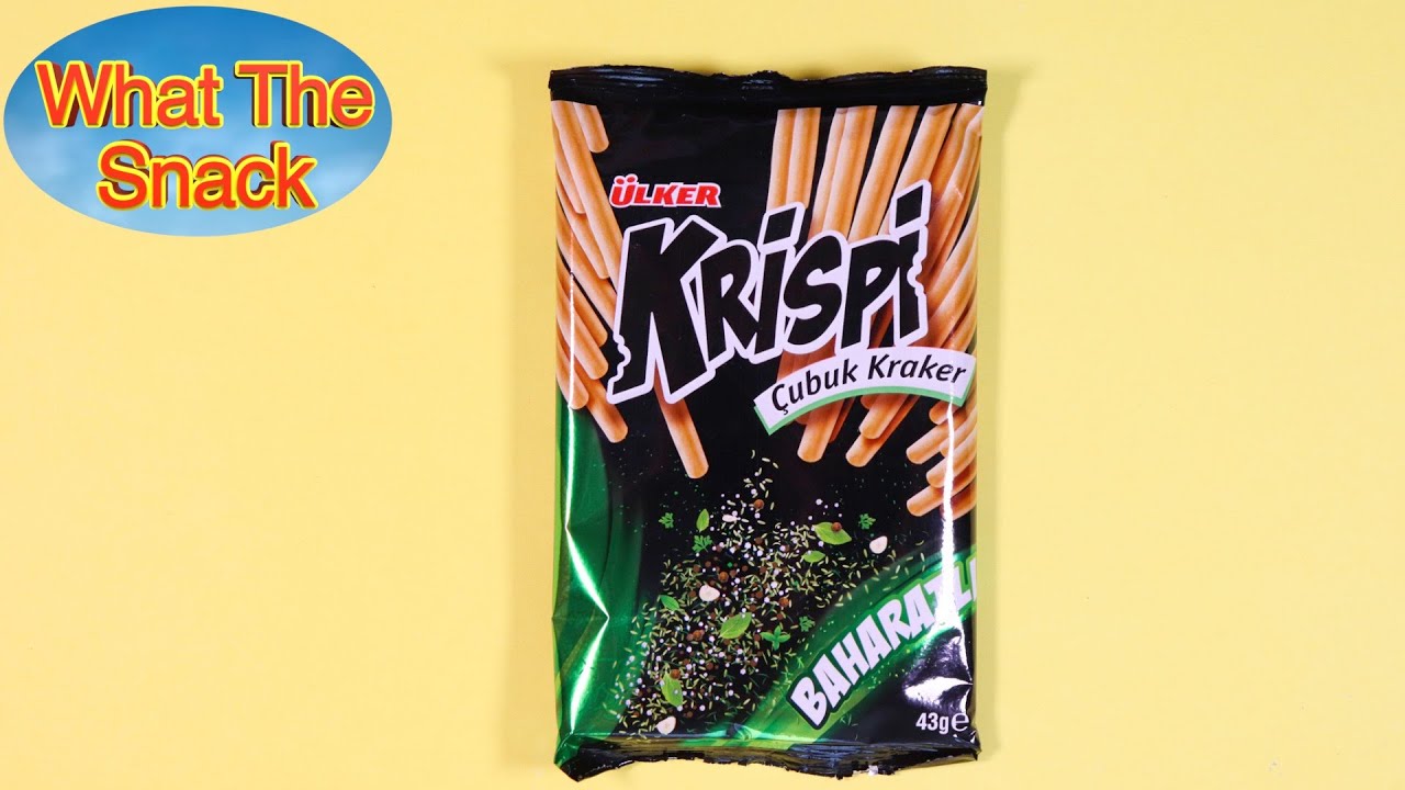 Ulker Krispi Cubuk Kraker Baharatli - Stick Crackers with Spices - YouTube