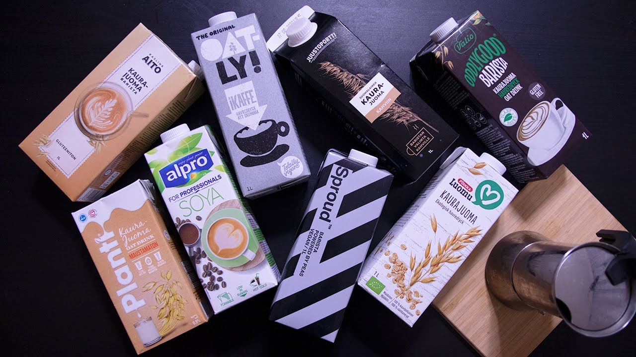 BIG Review of PLANT-BASED Milk in Finland - YouTube