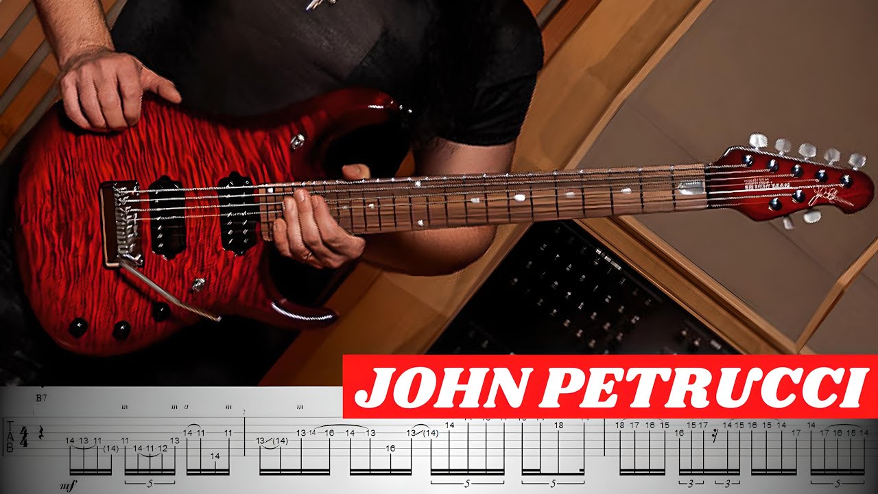 When You See JOHN PETRUCCI's insane DOUBLE-PICKING SEQUENCES, You'll be ...