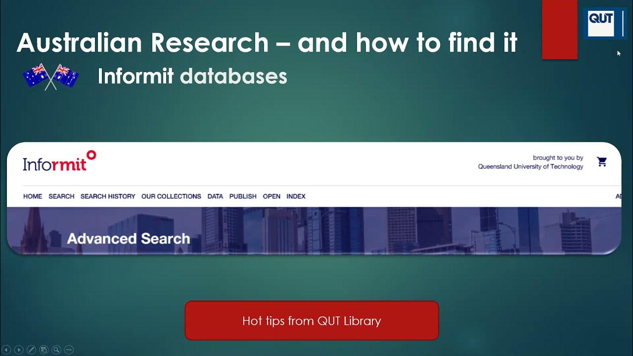 Australian Education Research - and how to find it using Informit - YouTube