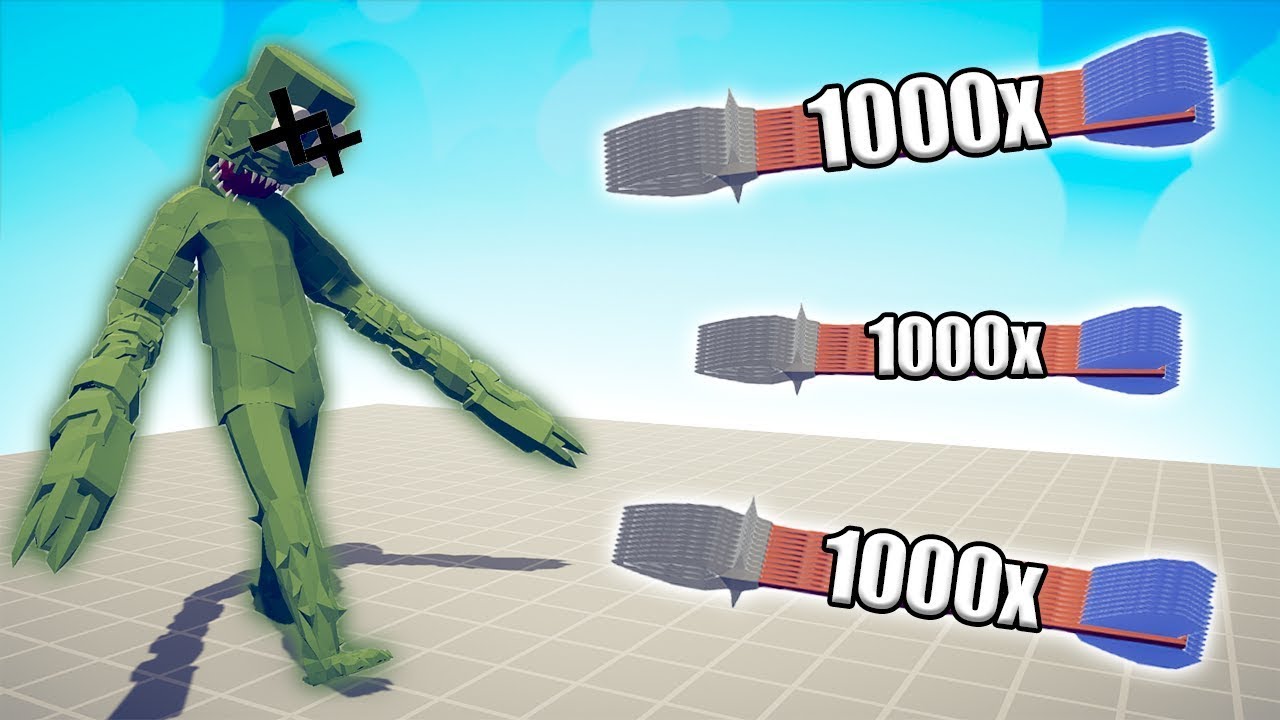 1000x OVERPOWERED POACHER vs UNITS - TABS | Totally Accurate Battle ...