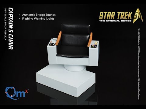 Captain Kirk's Chair QMX 1/6 scale - YouTube