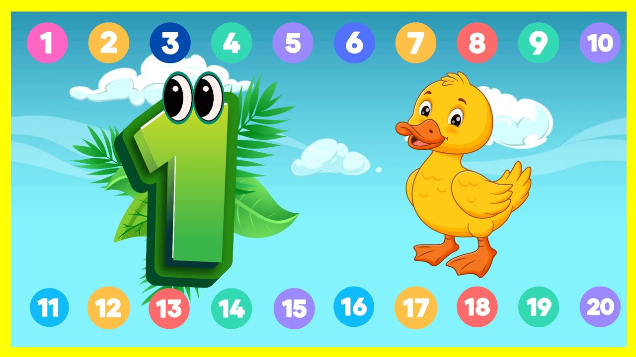 Learn to Count 1 to 20 | Fun Counting Video for Toddlers & Babies ...