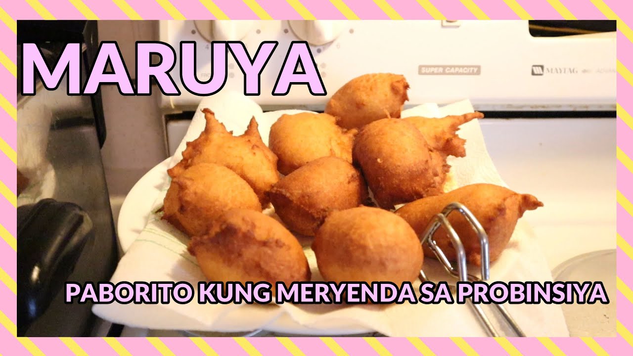 HOW TO RE PURPOSE THE OVER RIPE BANANA /MY FAVORITE SNACKS MARUYA ...