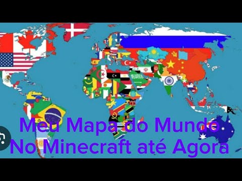 Meu Mapa do Mundo no Minecraft até agora - YouTube