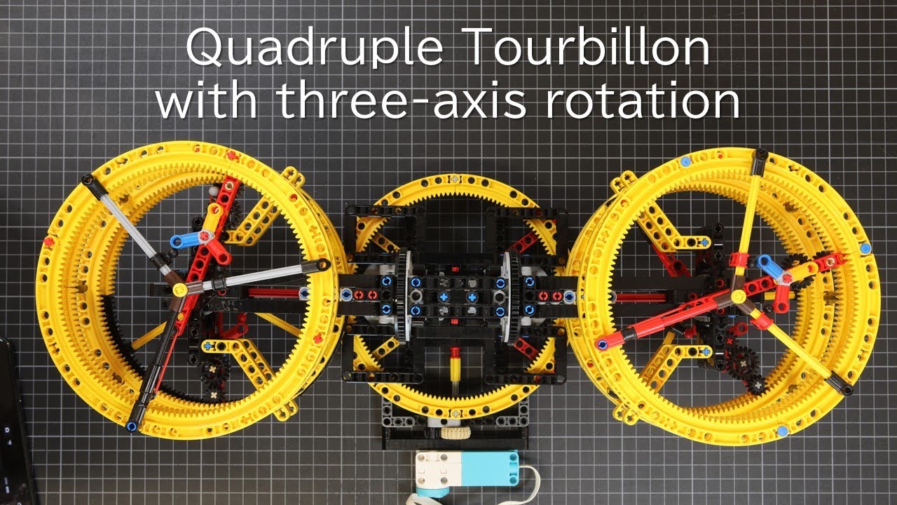 Quadruple Tourbillon with 3-axis rotation / Why three planetary gears ...