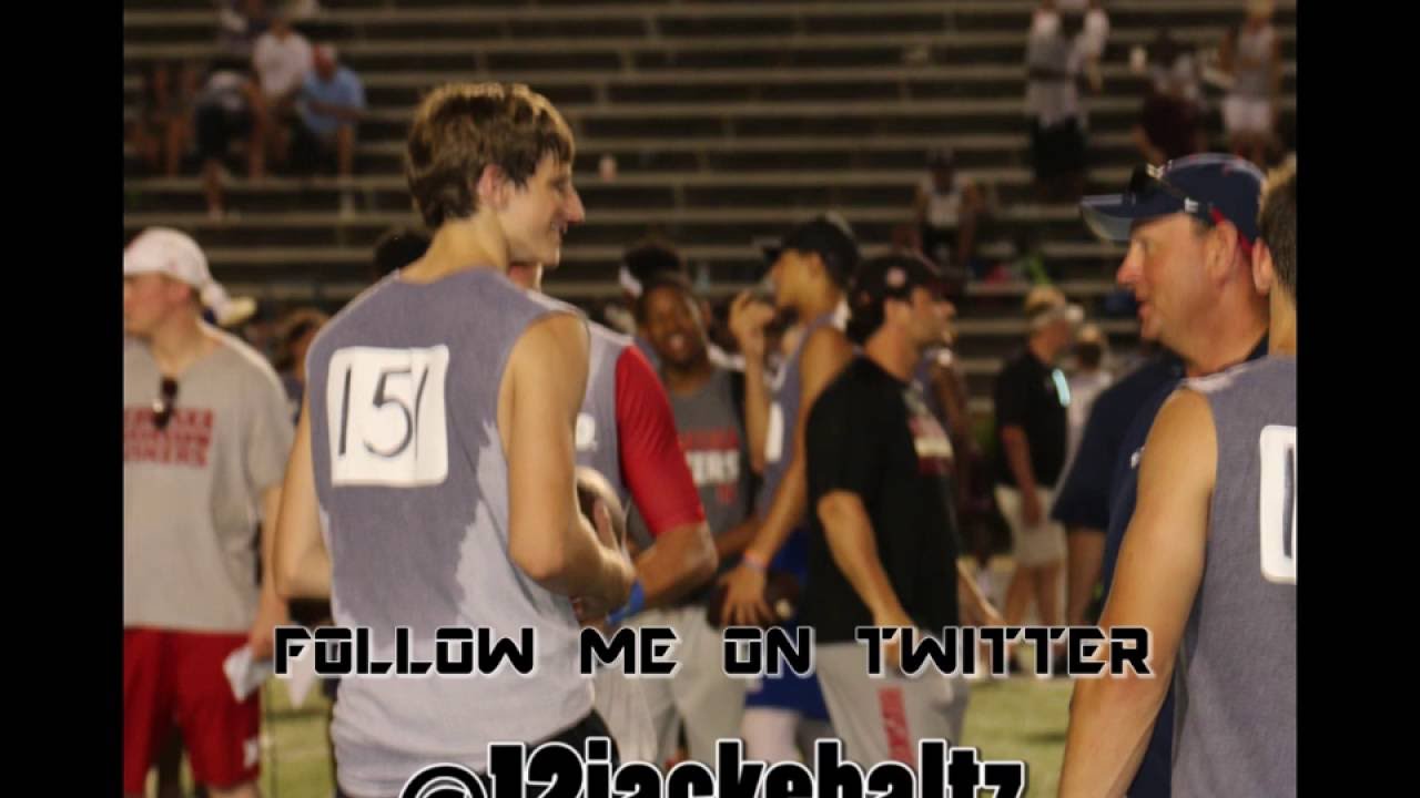 JACK BALTZ 6'4 QUARTERBACK CLASS OF 2019 SAMFORD MEGA PROSPECT CAMP ...