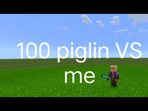 craft robo clever rainbow I fought 100 piglin Hanzy Gamer - YouTube