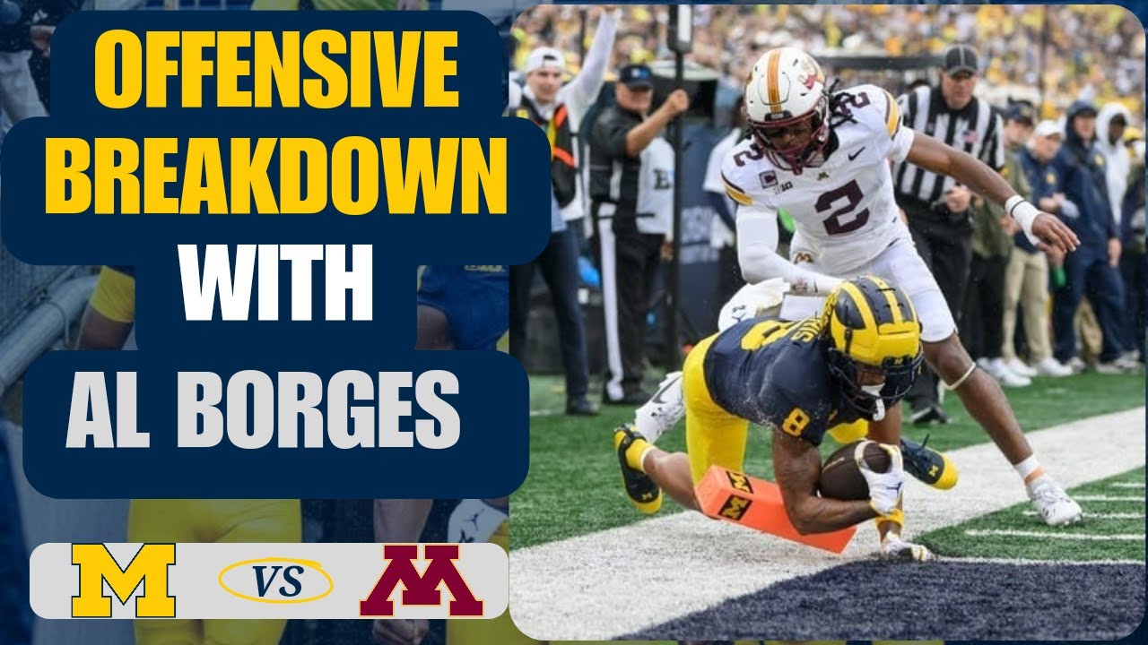 Michigan offensive breakdown with Al Borges (week 5) - Minnesota - YouTube
